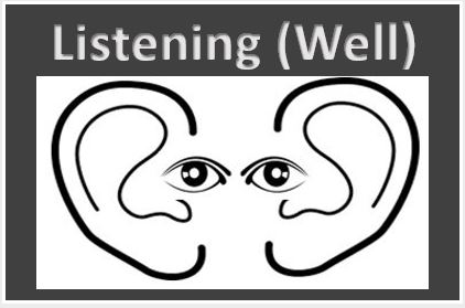 Listening (Well) – Life experiences to share….